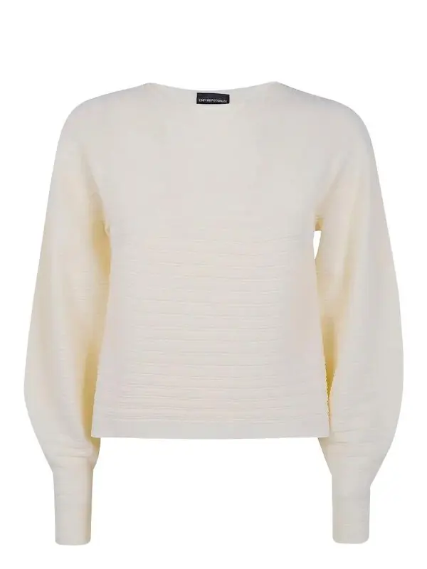 Emporio Armani Long Sleeve Sweater - Yellow