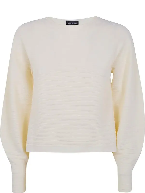 Emporio Armani Long Sleeve Sweater - Yellow
