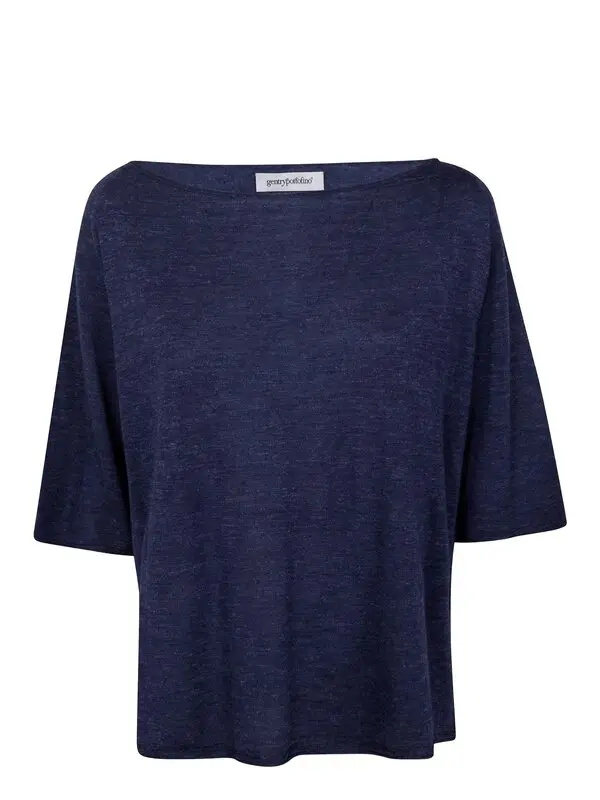 GENTRYPORTOFINO Knit Sweater - Blue