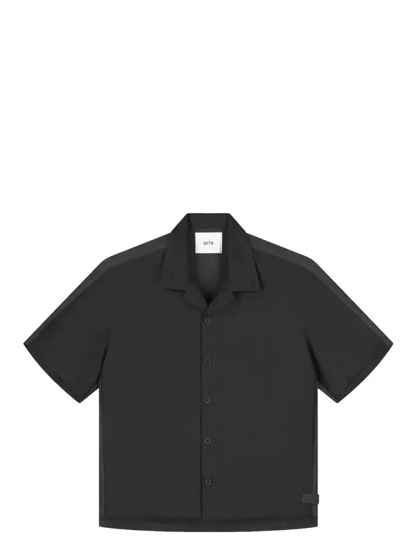 ARTE ANTWERP Nylon Linnen Shirt - Black