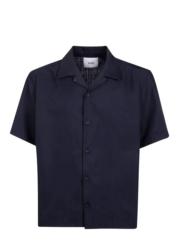 ARTE ANTWERP Nylon Linnen Shirt - Black