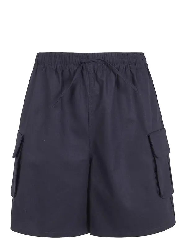 ARTE ANTWERP Linen Cargo Short - Black