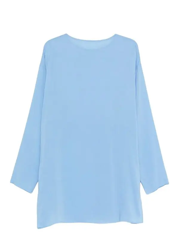 Y`S Oversized Pullover - Blue
