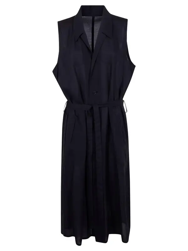 Y`S Low Belt Dress - Black