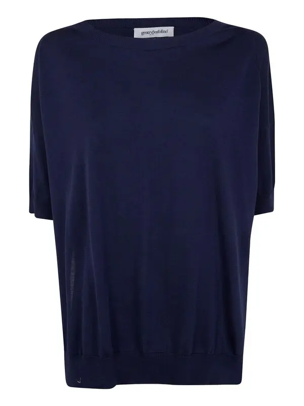 GENTRYPORTOFINO Knit Sweater - Blue