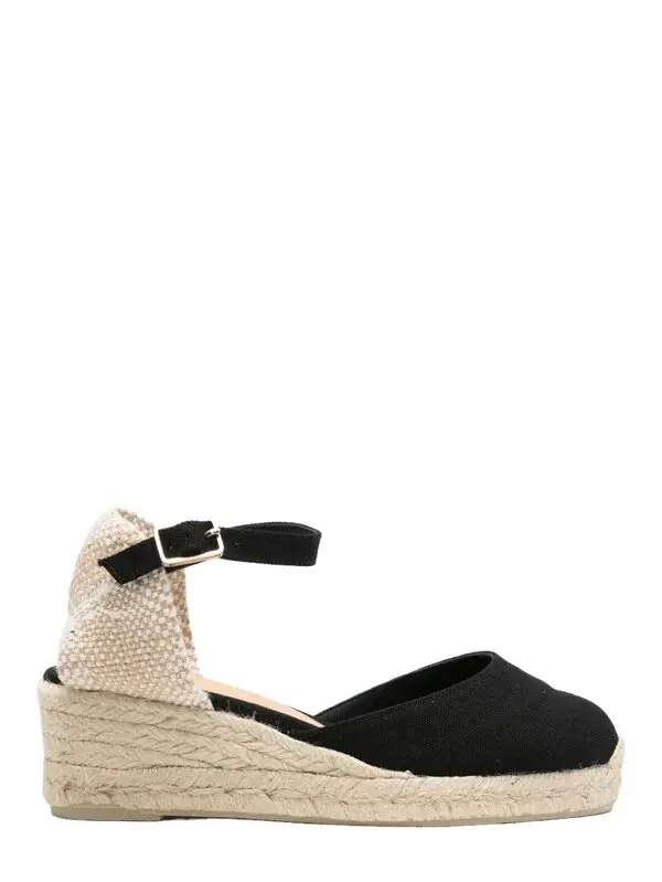 CastaÑer Carol Espadrille Sandals - Black