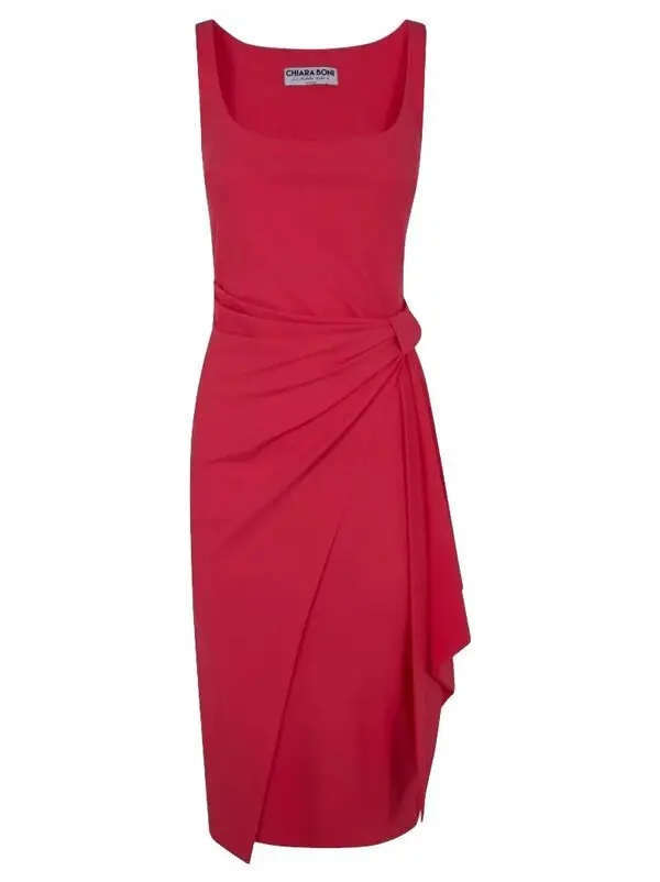 Chiara Boni La Petite Robe Ermy Slim Jersey Dress - Red