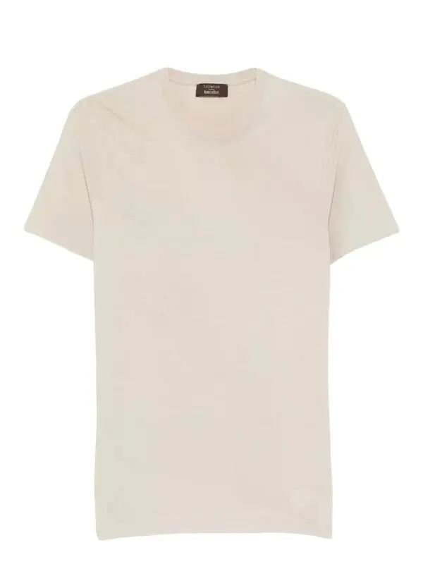 ZANONE Cotton T-shirt - Neutrals