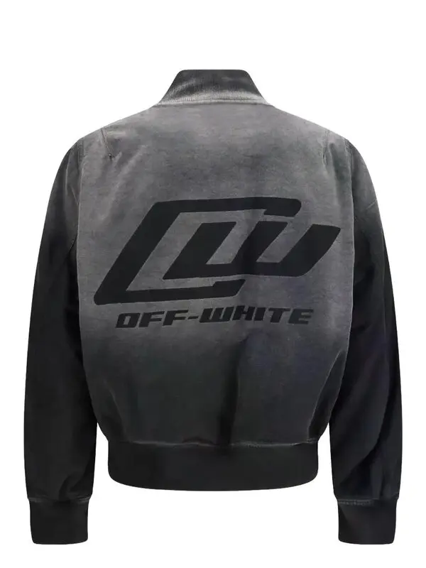Off-White Logo-detail Bomber Jacket - Black