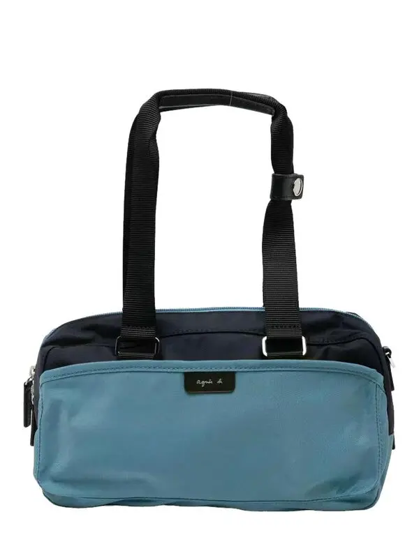 AGNÈS B. Two-way Nylon Bag - Blue