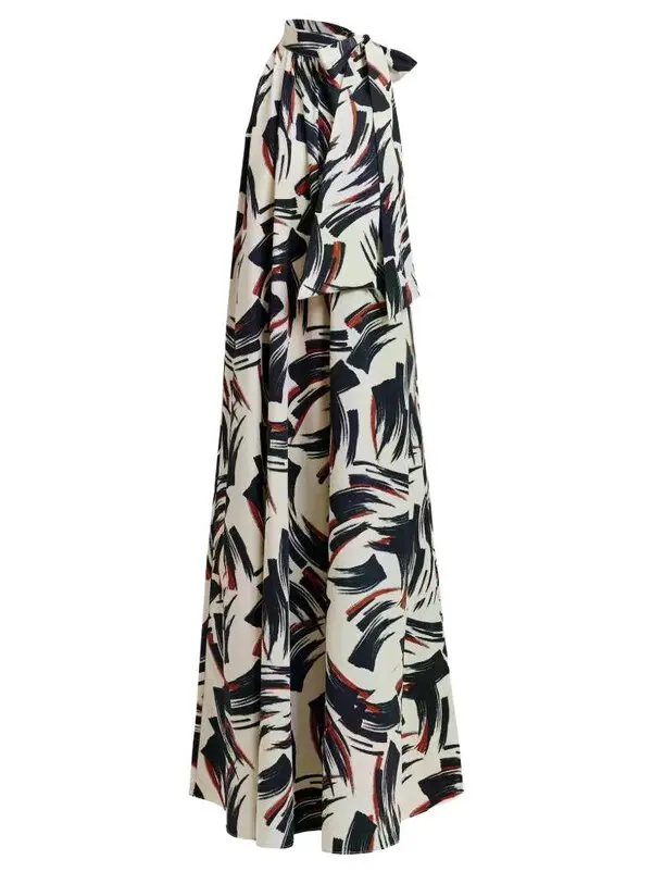 Essentiel Antwerp Patterned Maxi Dress - Neutrals
