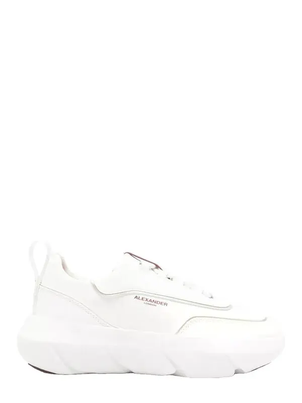 ALEXANDER SMITH Eclipse Leather Sneakers - White
