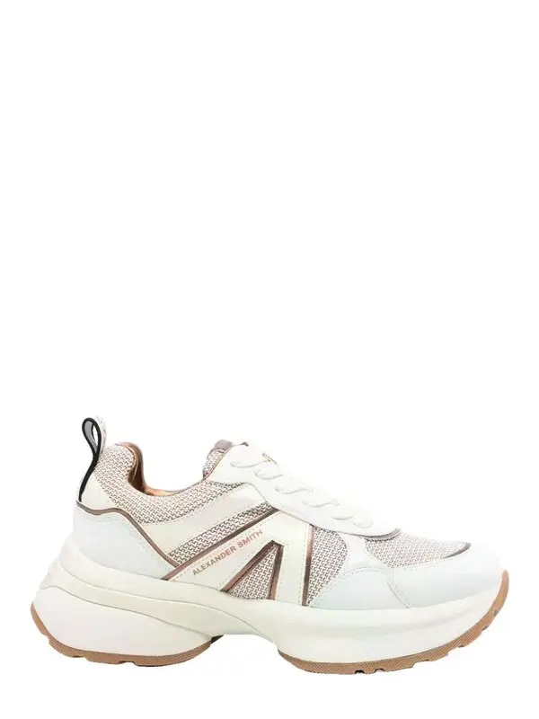 ALEXANDER SMITH Victoria Leather Sneakers - White