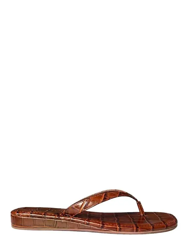 LOEFFLER RANDALL Lina Flat Sandals - Brown