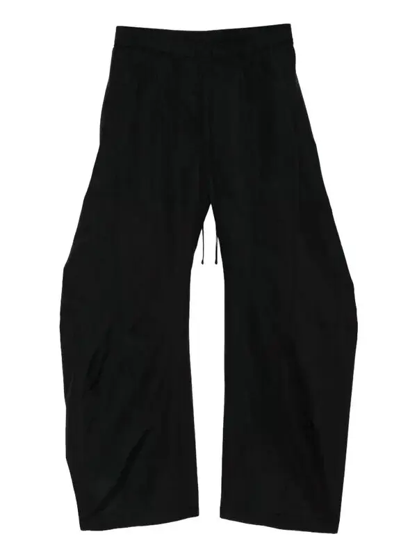 JULIUS Bending Wide-leg Trousers - Black