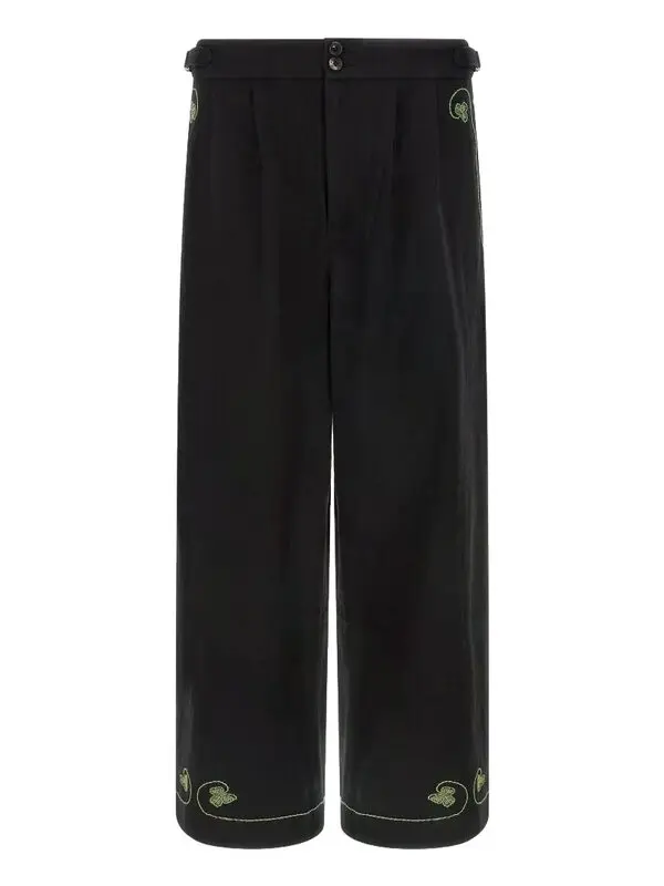 BODE Button-fastening Trousers - Black
