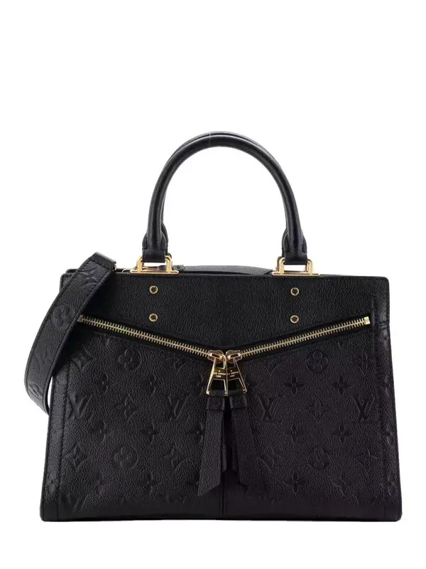 LOUIS VUITTON Sully Monogram Empreinte Leather Pm Tote Bag - Black
