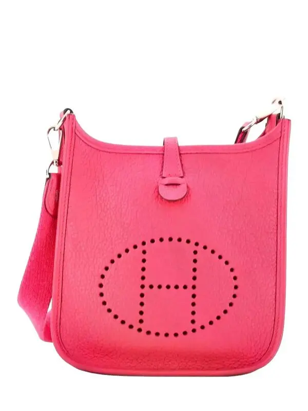 Hermès Evelyne Tpm Gen Iii Crossbody Bag Clemence - Pink