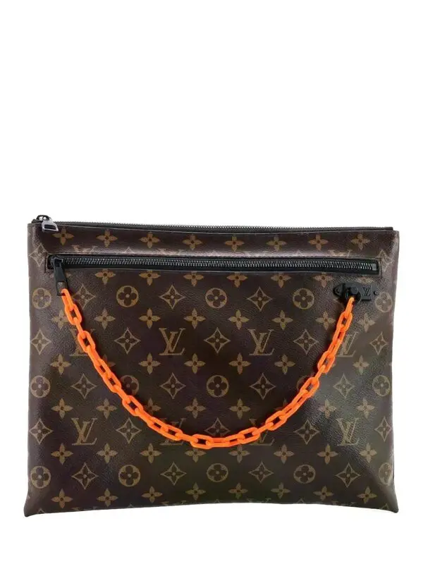 LOUIS VUITTON Solar Ray A4 Pouch Monogram Canvas - Brown