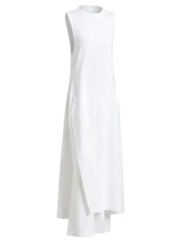 Liviana Conti Gabrielle A-line Midi Dress - White