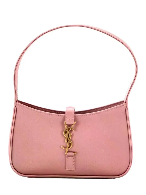 Saint Laurent Le 5 A 7 Satin Mini Hobo Bag - Pink