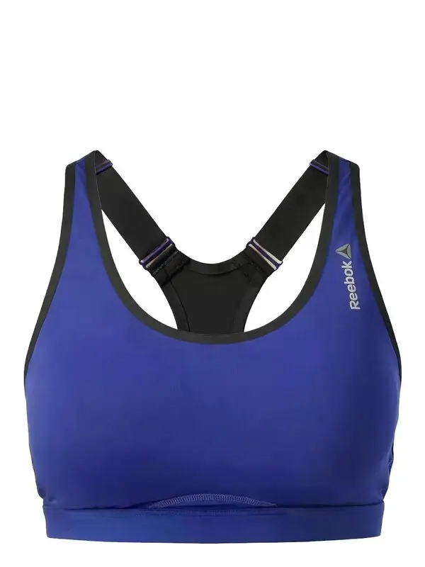 REEBOK Racerback Cutout Tank Top - Blue