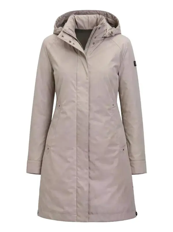 BETTY BARCLAY Hooded Coat - Neutrals