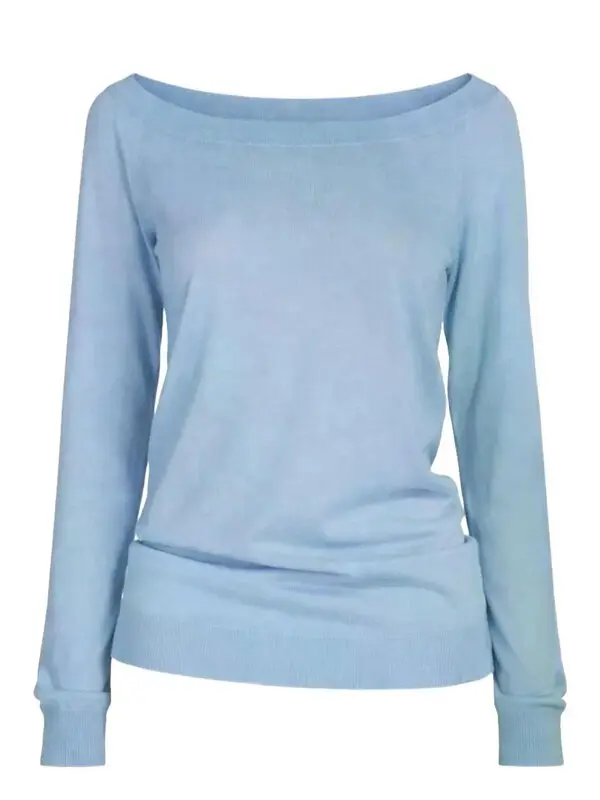 N°21 Boat Neck Top - Blue