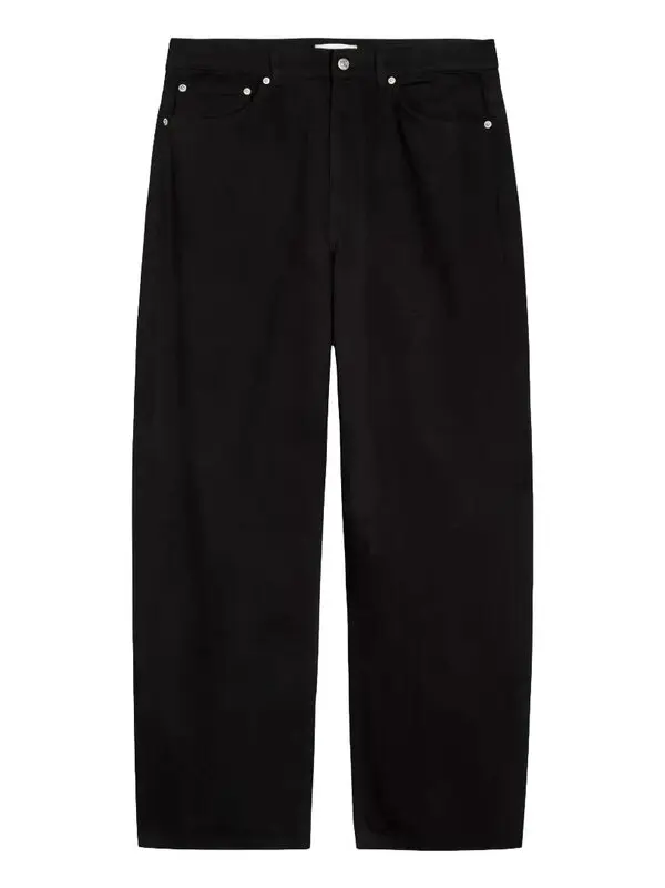 LES DEUX Corduroy Trousers - Black