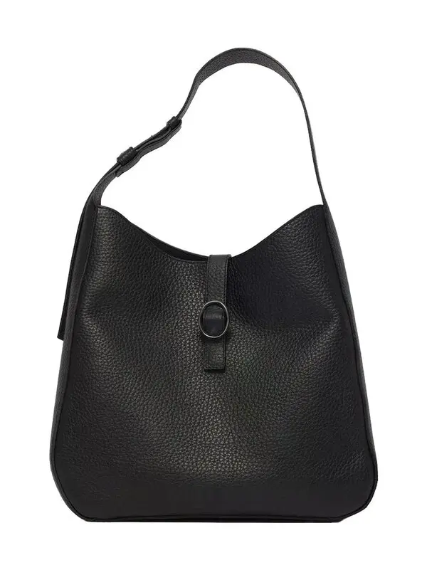 ORTIGNI Gea Soft Shoulder Bag - Black