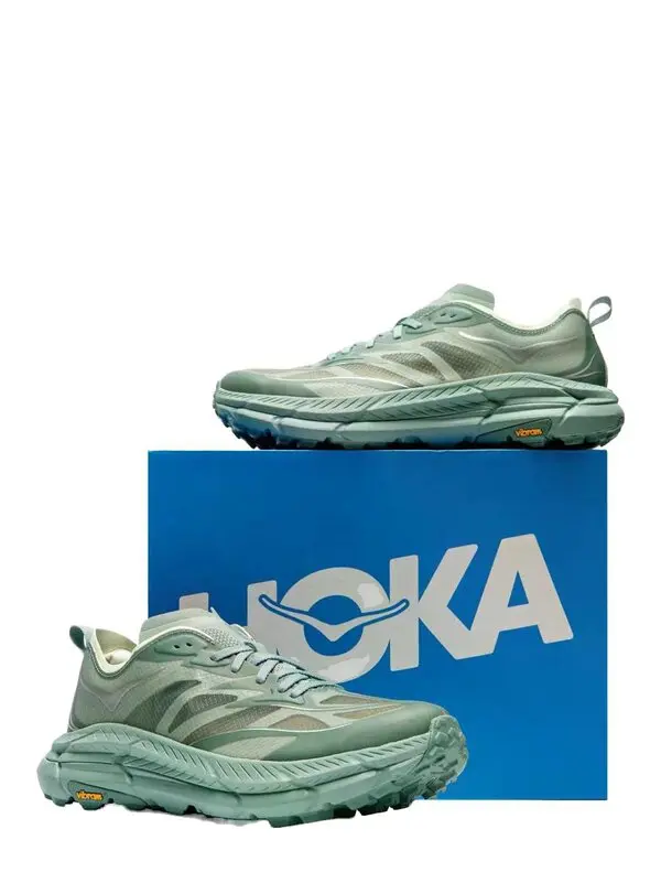 HOKA® Mafate Speed Lace-up Sneakers - Green