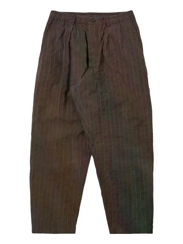 Universal Works Pinstripe Trousers - Brown