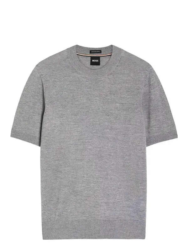 BOSS Umauro Crew-neck T-shirt - Grey
