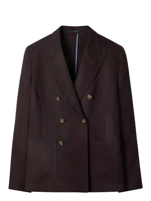 Paul Smith Double-breasted Blazer - Brown
