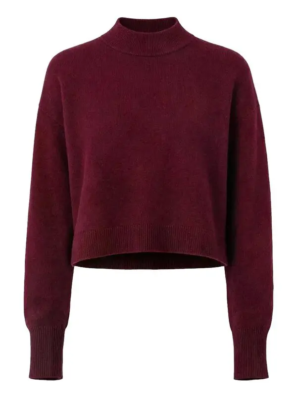 Sablyn High-neck Sweater - Red
