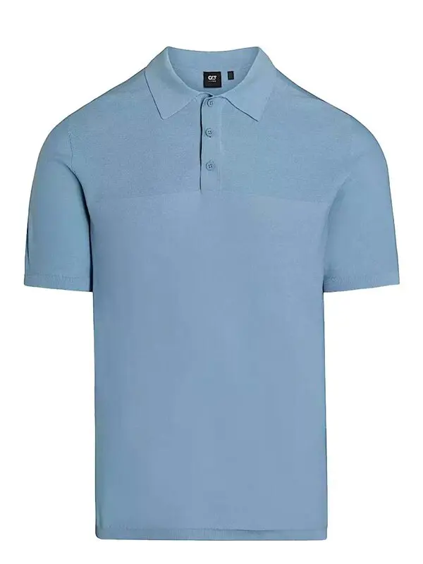 ALPHATAURI Fenzi V2 Short-sleeve Polo Shirt - Blue