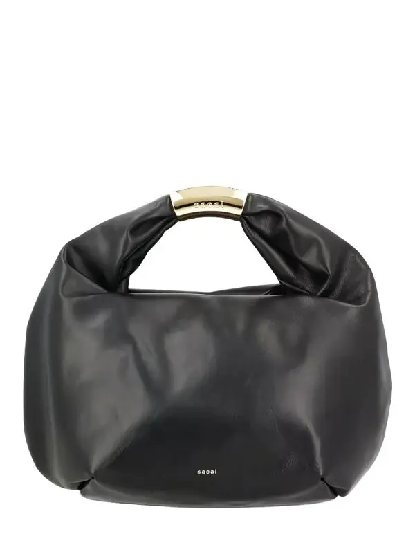 Sacai Round-handle Shoulder Bag - Black