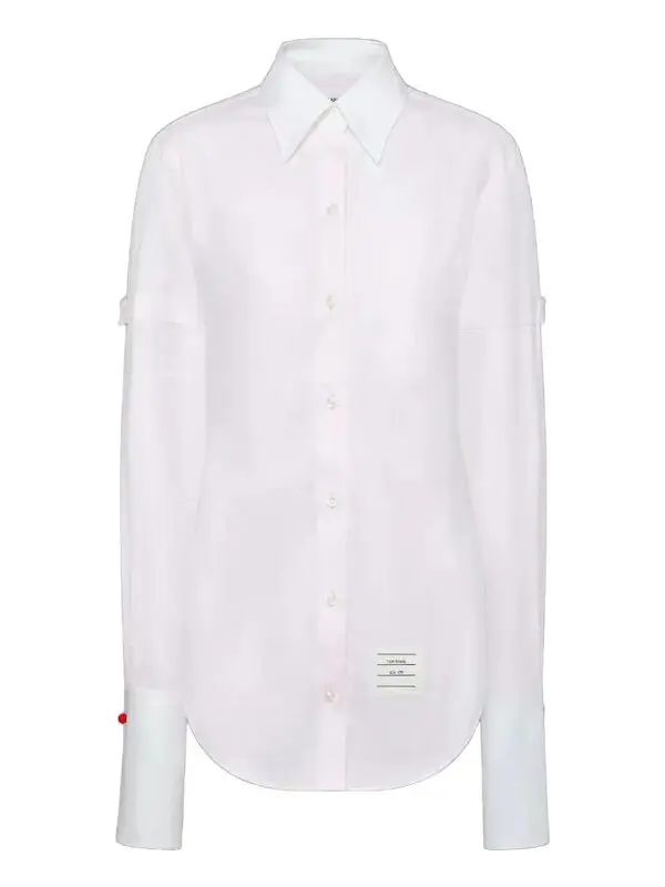 Thom Browne Armband Poplin Shirt - Pink