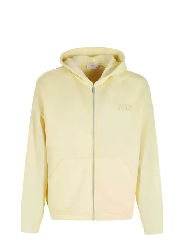 AUTRY Hooded Zip-up - Yellow