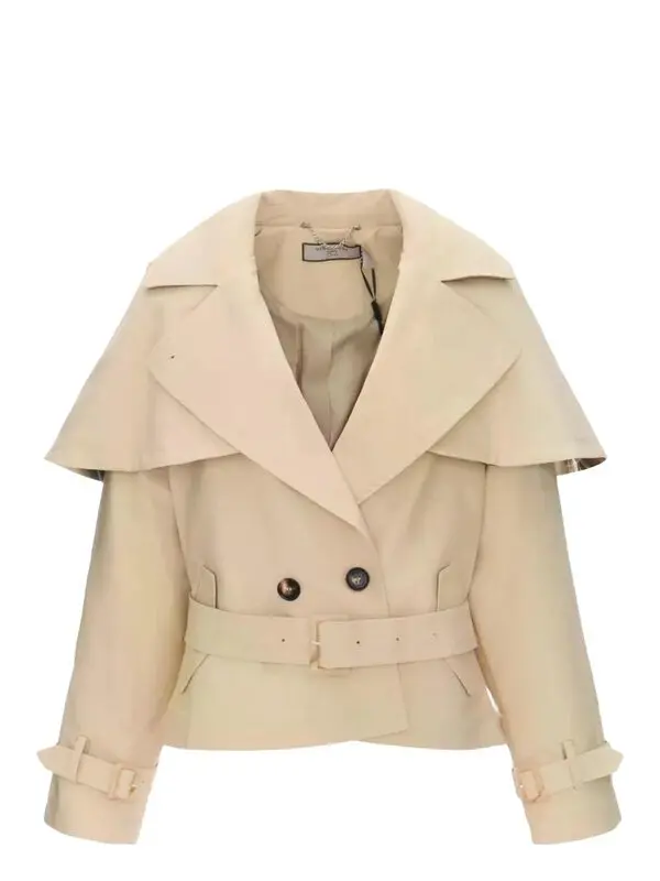 URBANCODE Belted Double-breasted Jacket - Neutrals