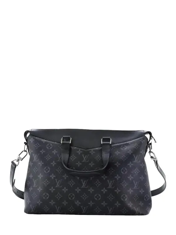 LOUIS VUITTON Explorer Briefcase Monogram Eclipse Canvas - Black