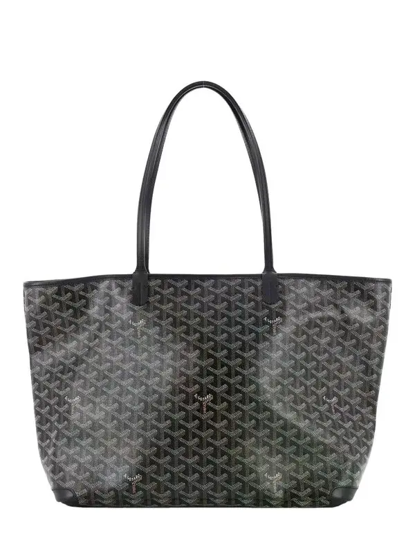 Goyard Artois Mm Tote Coated Canvas Shoulder Bag - Black