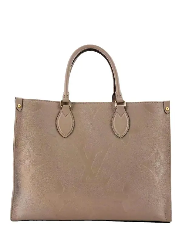 LOUIS VUITTON Onthego Monogram Empreinte Giant Mm Tote Bag - Neutrals
