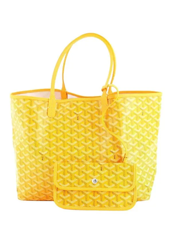Goyard Saint Louis Coated Canvas Pm Tote Bag - Yellow