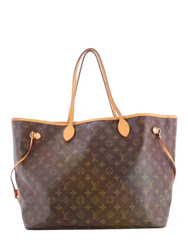 LOUIS VUITTON Neverfull Nm Monogram Canvas Gm Tote Bag - Brown
