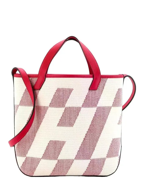 Hermès Cabas H En Biais 27 Tote Bag - Pink