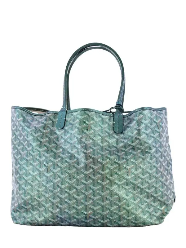 Goyard Saint Louis Iridescent Coated Canvas Pm Tote Bag - Green