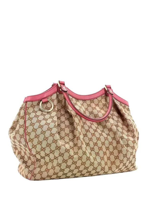 Gucci Sukey Gg Canvas Large Tote Bag - Brown