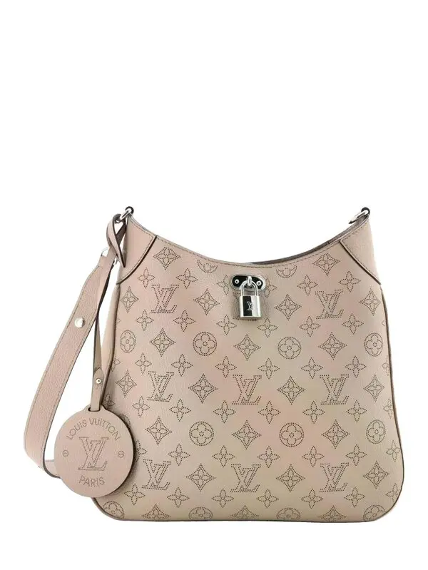 LOUIS VUITTON All Around Mahina Leather Mm Crossbody Bag - Neutrals