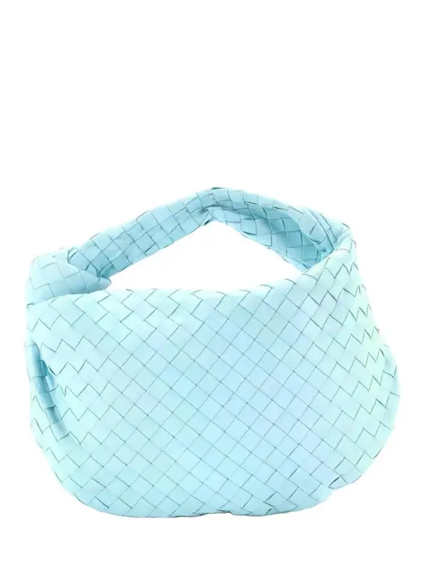 Bottega Veneta Jodie Intrecciato Nappa Small Hobo Bag - Blue